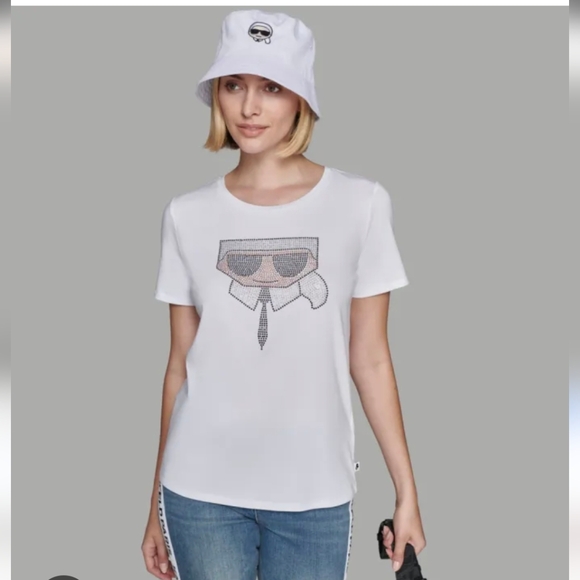 Karl Lagerfeld | Tops | Karl Lagerfeld Paris Sequin Embellished Karl ...